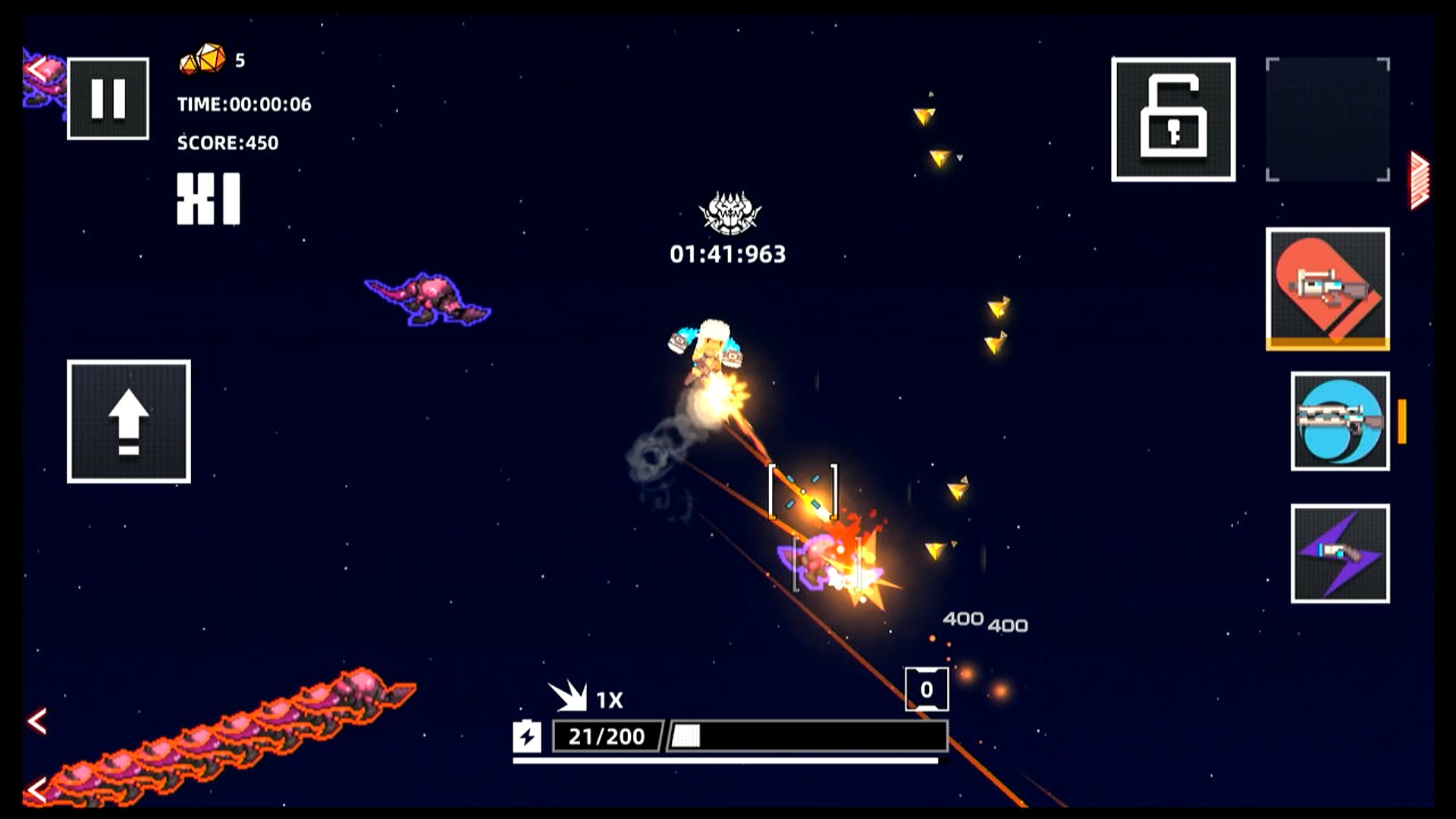 『Strike Buster Prototype』評価・レビュー｜自機も敵もインフレしていく全方位シューティング